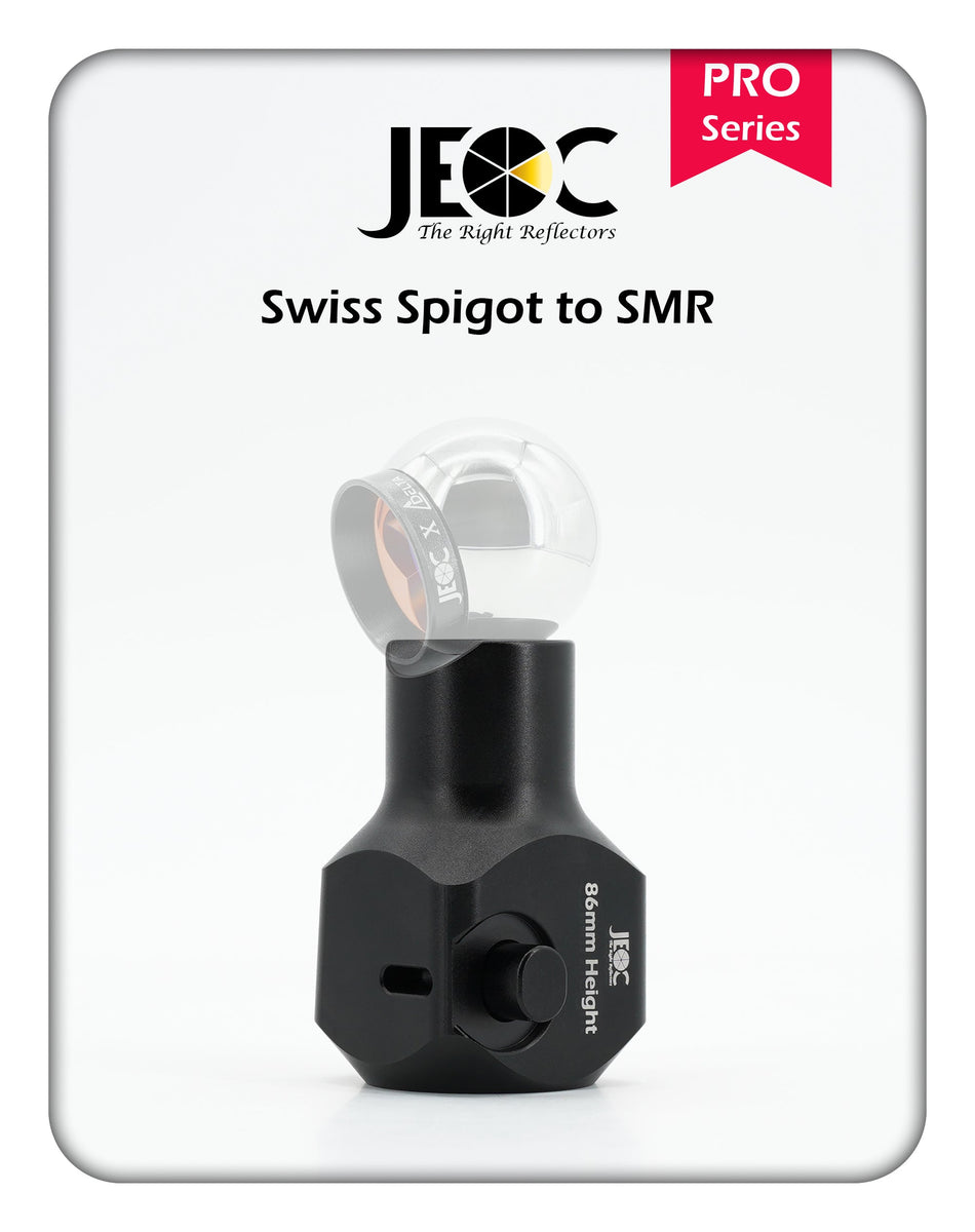 JEOC PRO Series: Swiss Spigot to 1.5" SMR or Ball Reflector Adapter ...
