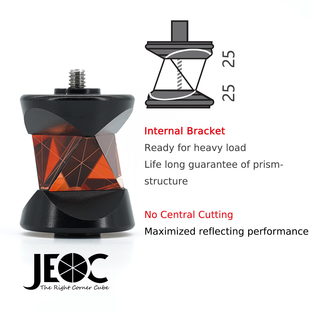 JEOC New GRZ101S Reinfored 360 Degree Prism without Accessories, only ...