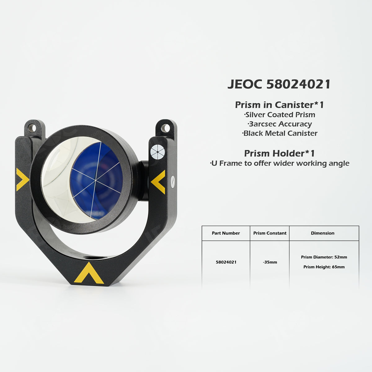 JEOC 58024021 Accurate Reflective Prism, Surveying Reflector for Ameri ...