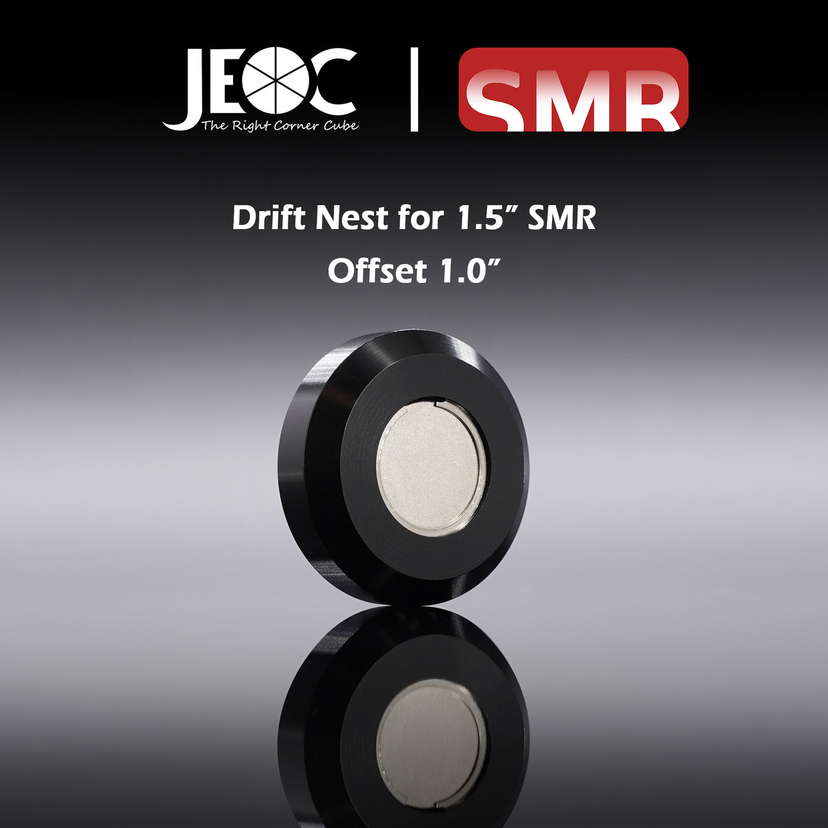 JEOC Magnetic Drift Nest for 1.5" Spherically Mounted Retro-Reflector ...